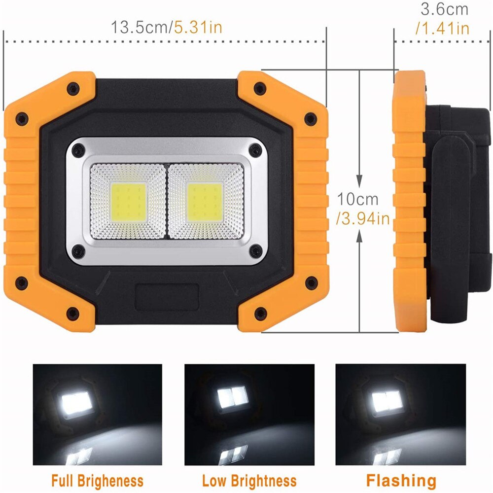 Foco Led portátil de 50W, lámpara potente de traba... – Vicedeal
