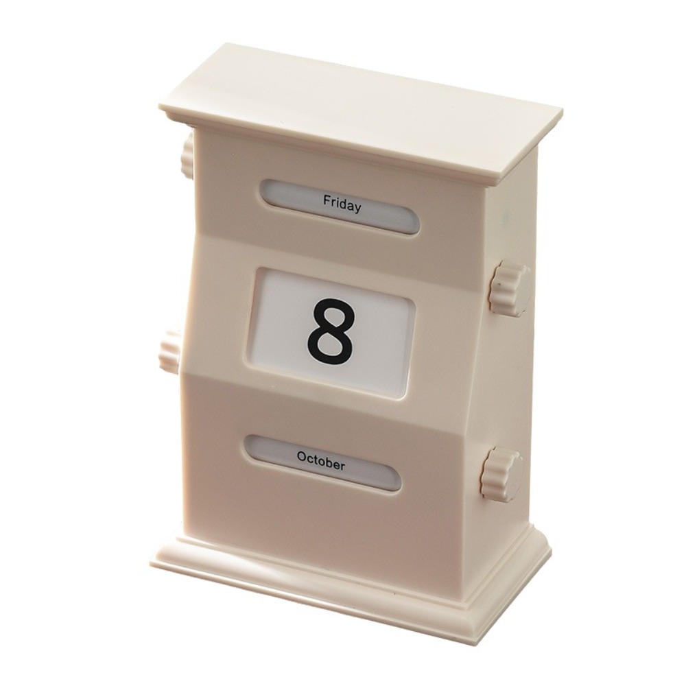 Vintage eeuwigdurende bureaukalender rotatie kunst... – Vicedeal
