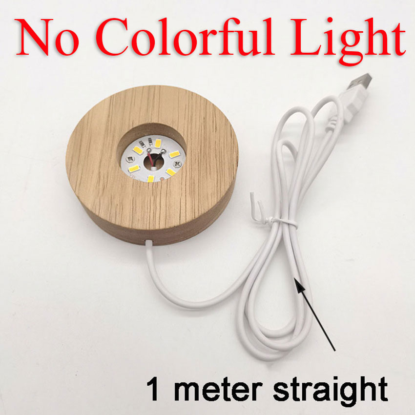 cltgxddLED Wood Lamp Base USB Rechargeable Colorfu... – Grandado