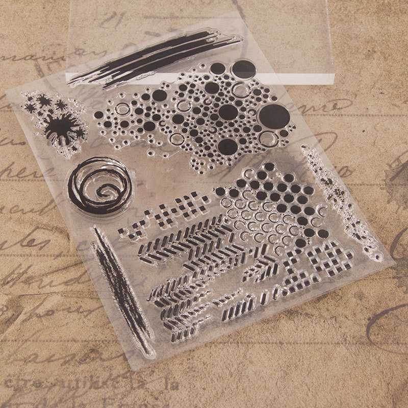 Textures Transparent Clear Silicone Stamp/Seal for... – Grandado