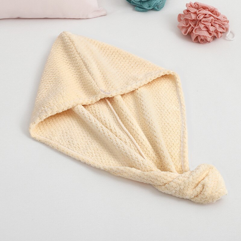 Comfort Microfiber Hair Wrap Towel Coral Fleece Sh... – Vicedeal