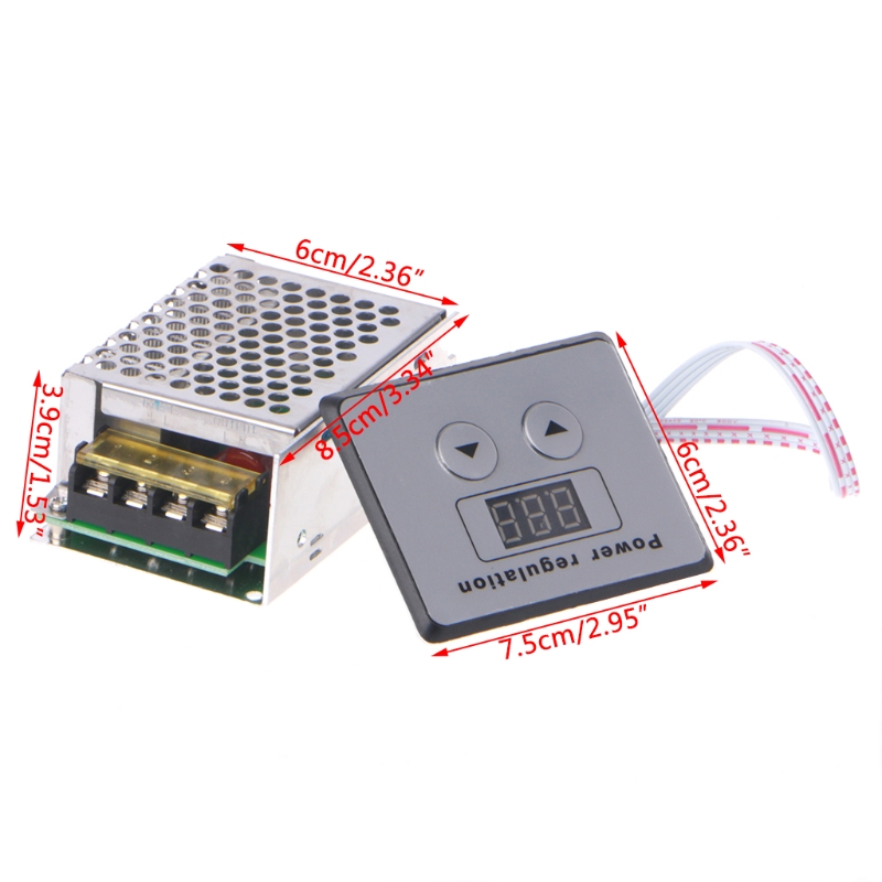 LED Display AC 220V 4000W SCR Voltage Regulator Co... – Grandado