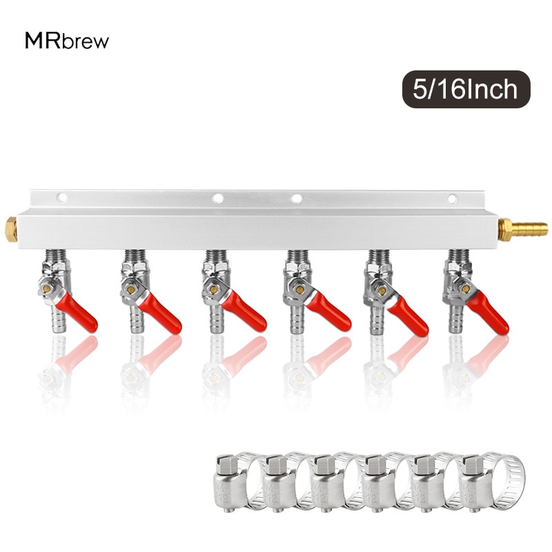 Co2 Gas Manifold 6 Way Manifold Gas Line Splitter ... – Vicedeal