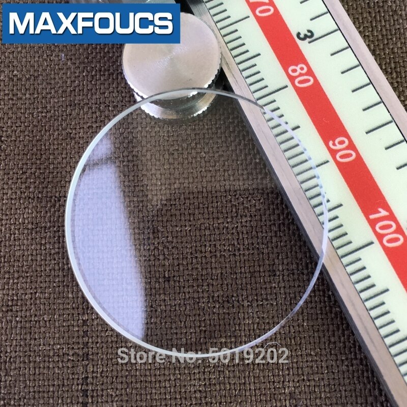 Table glass round smooth Flat mineral glass thickn... – Grandado