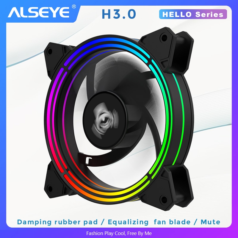 ALSEYE H4.0 Fan PC Cooling Fan 4 pin PWM 120mm Sta... – Vicedeal
