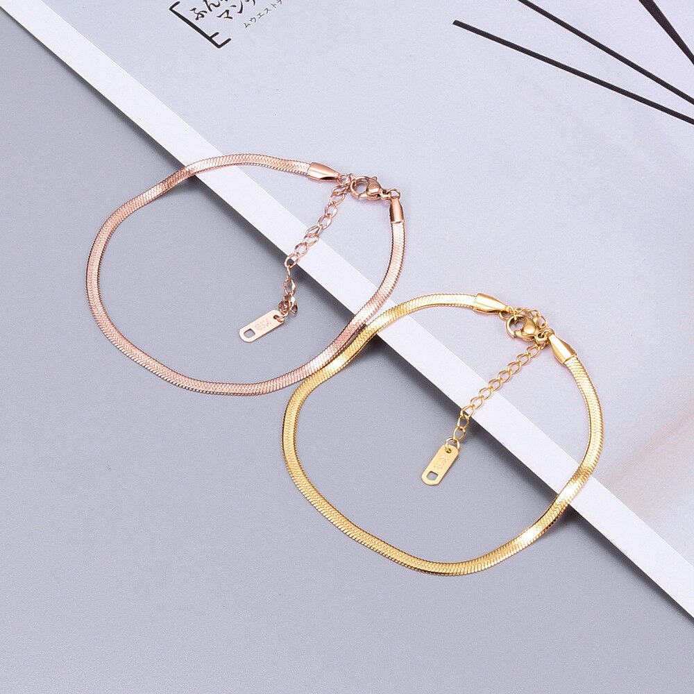 Trend Gold Blade Bracelet For Women Stainless Stee... – Vicedeal