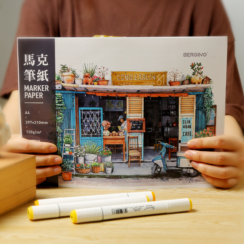 BGLN Marker Book A3/4/5 Painting Paper Beginner Ha... – Vicedeal