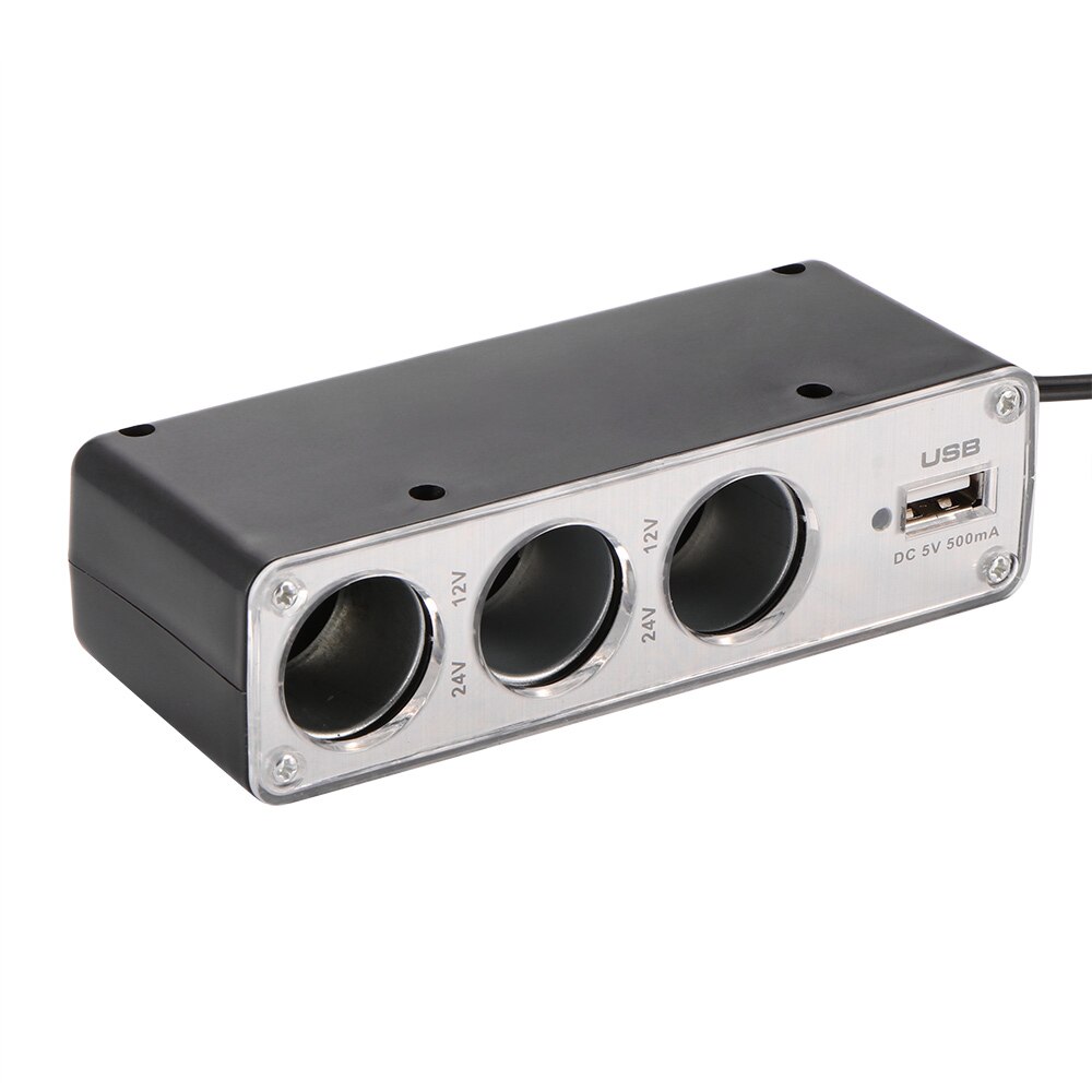 3 Way Charger Sigarettenaansteker Vermogen Spliter... – Vicedeal
