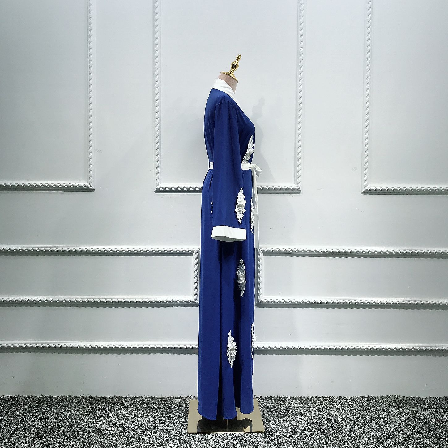 Vintage Emboridery Abaya Women Muslim Hijab Dress ... – Vicedeal