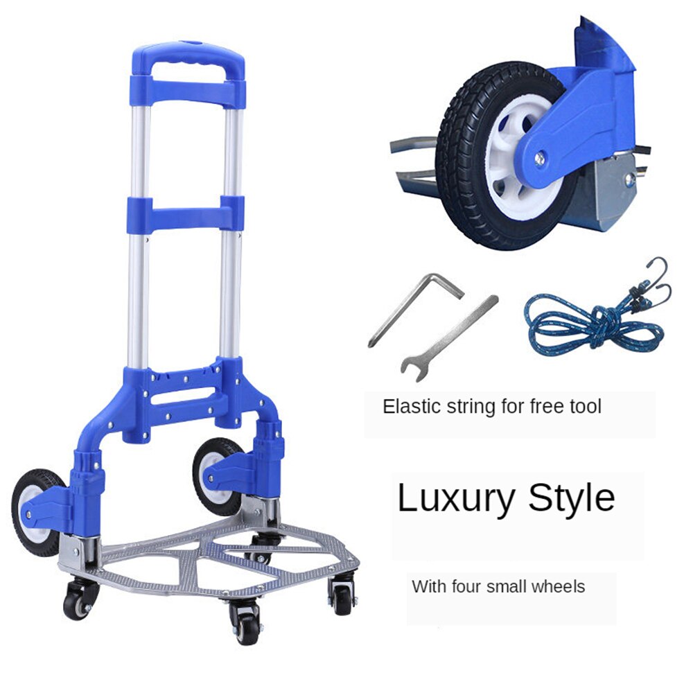 B-LIFE Folding Hand Truck Dolly Heavy Duty 2-Wheel... – Grandado