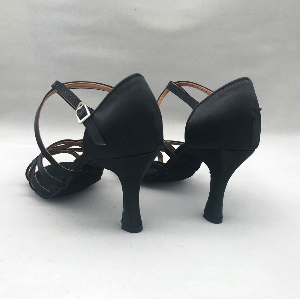 8.5cm heel Latin Dance Shoes For women Salsa shoes... – Grandado