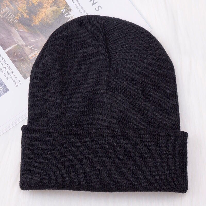 Effen Kleur Warme Winter Hoeden Voor Vrouwen Manne... – Grandado
