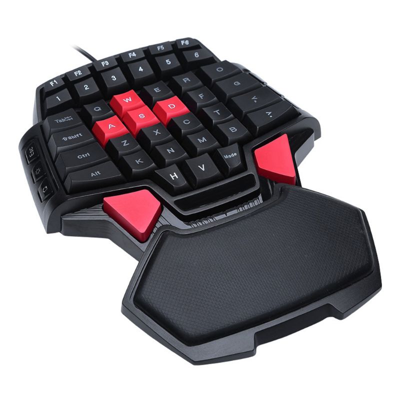 T9 Wired Single-handed Gaming Keyboard Portable Er... – Vicedeal