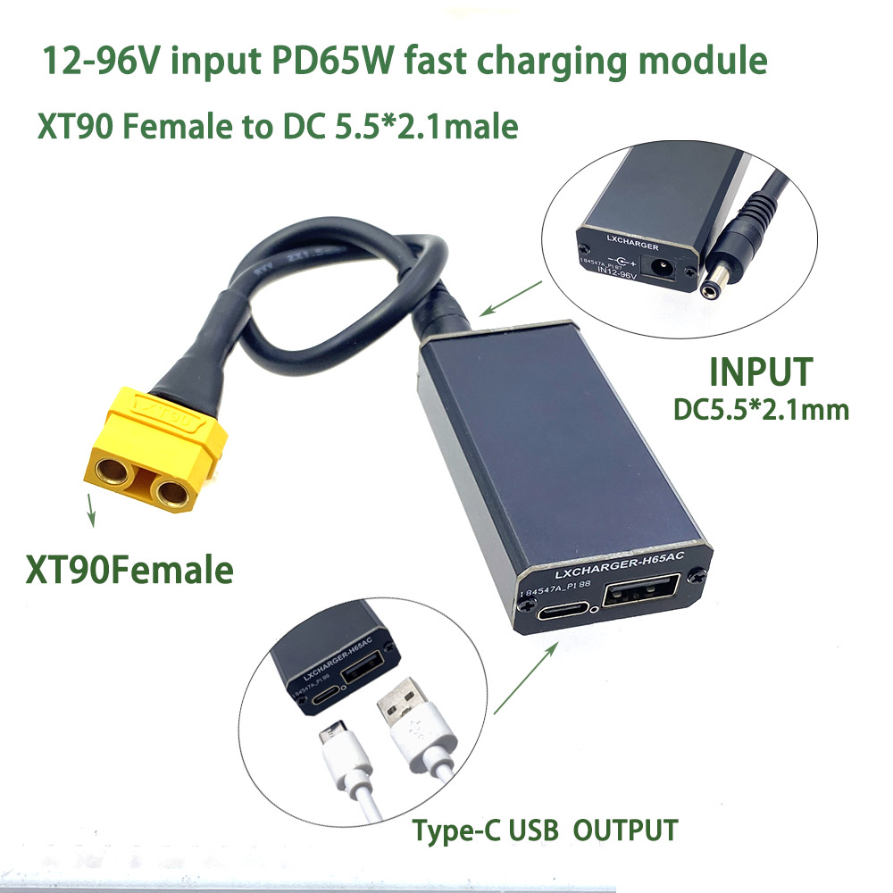 DC12-96V Step Down Module PD65W PD/QC3.0 QC2.0 Dou... – Grandado