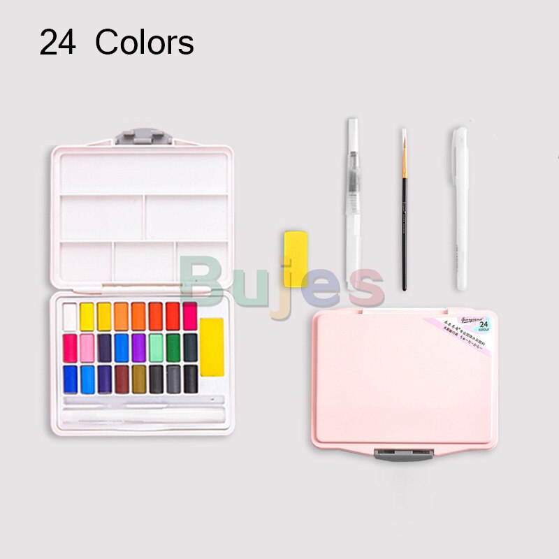 Giorgione 36 48-color Solid Watercolor Paint for B... – Grandado