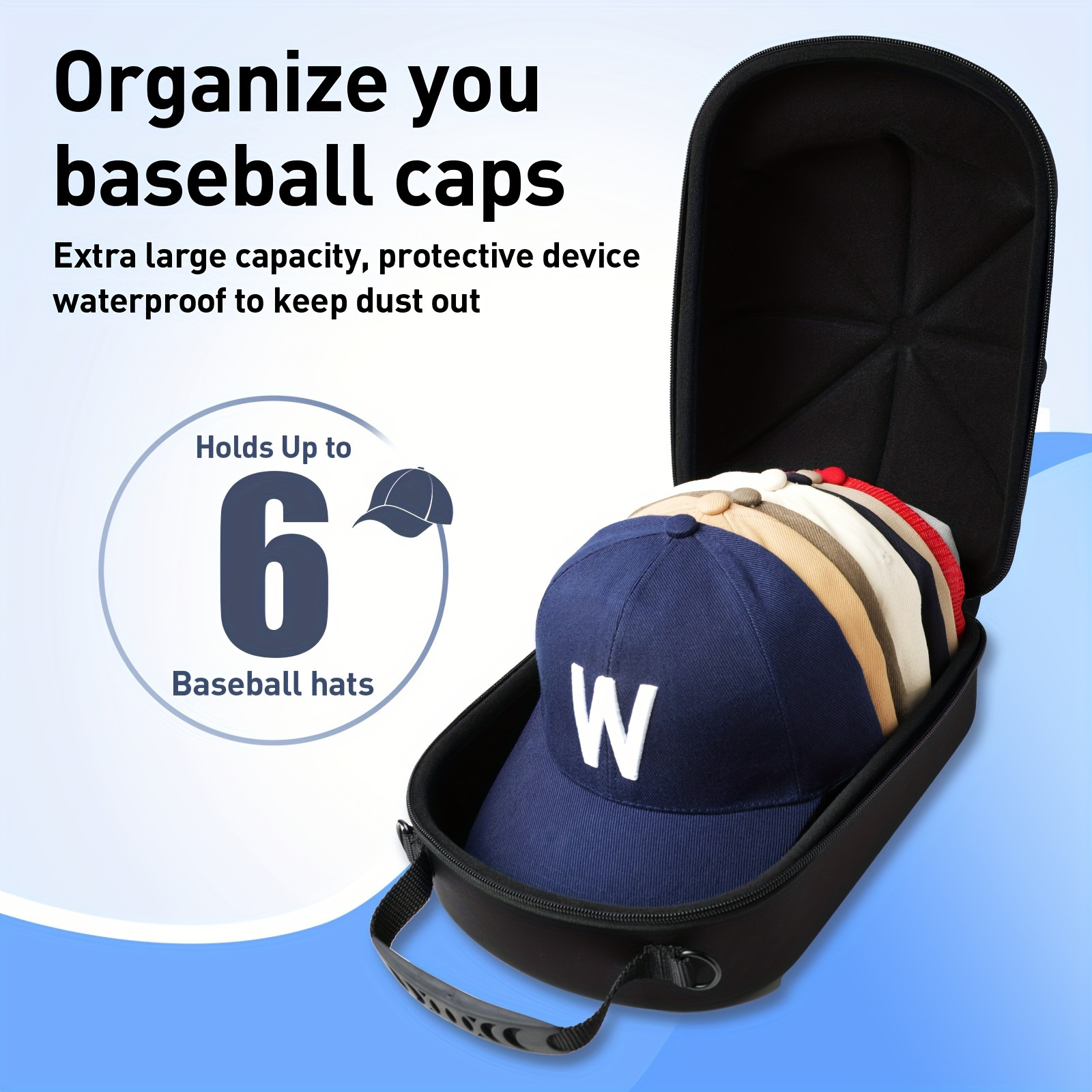 1pc Baseball Hat Travel Bag Baseball Cap Travel Ca... – Grandado