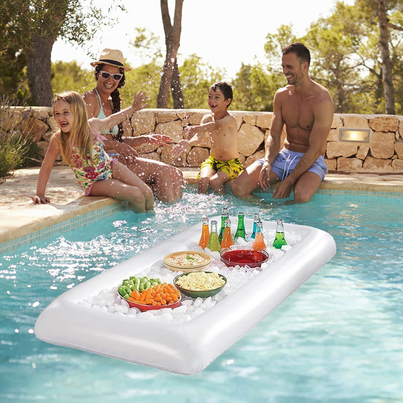 Inflatable Serving Bar, Floating Ice Serving Buffe... – Vicedeal