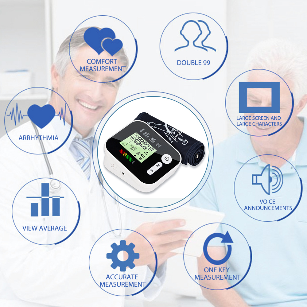 Health Arm Automatic Blood Pressure Monitor BP Sph... – Grandado