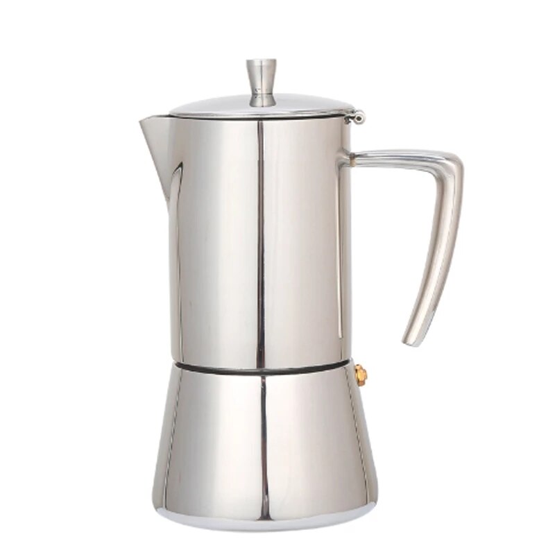 Moka Pots 200ML/300ML Coffee Pot 304 Stainless Ste... – Vicedeal