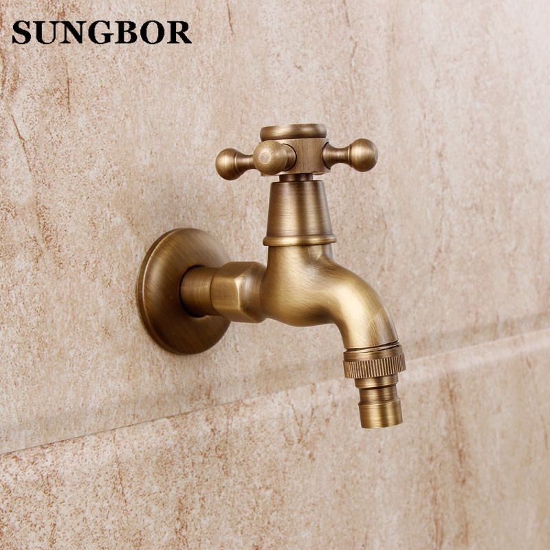 Bathroom Accessory Antique Brass Washing Machine F... – Grandado