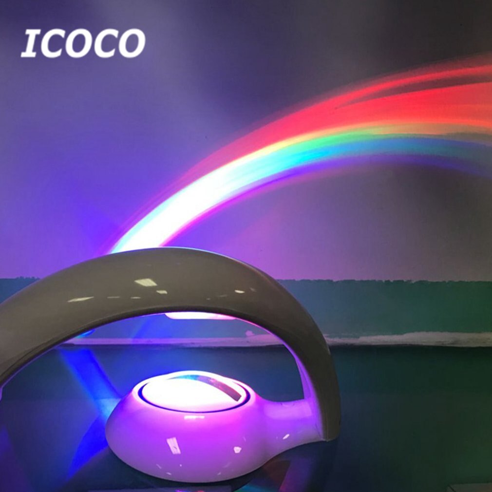 2nd Generation 3D Romantic Rainbow Projector Color... – Vicedeal
