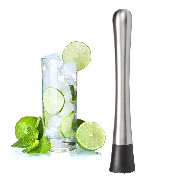 Cocktail Muddler Stainless Steel Bar Mixer Bar Ute... – Grandado