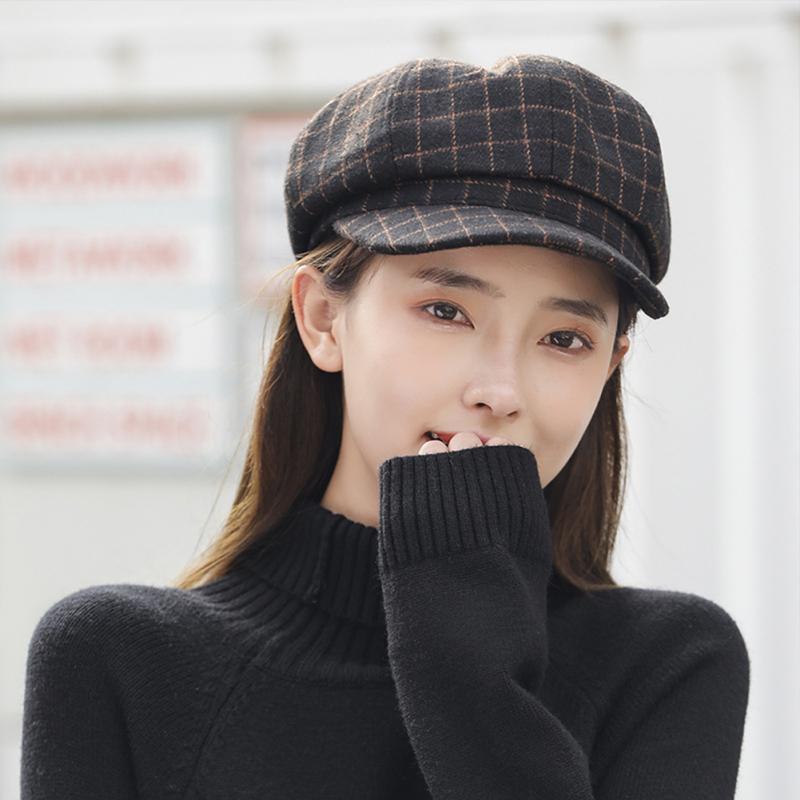 Octagonal Hat For Women Korean Style Simple Beret ... – Grandado