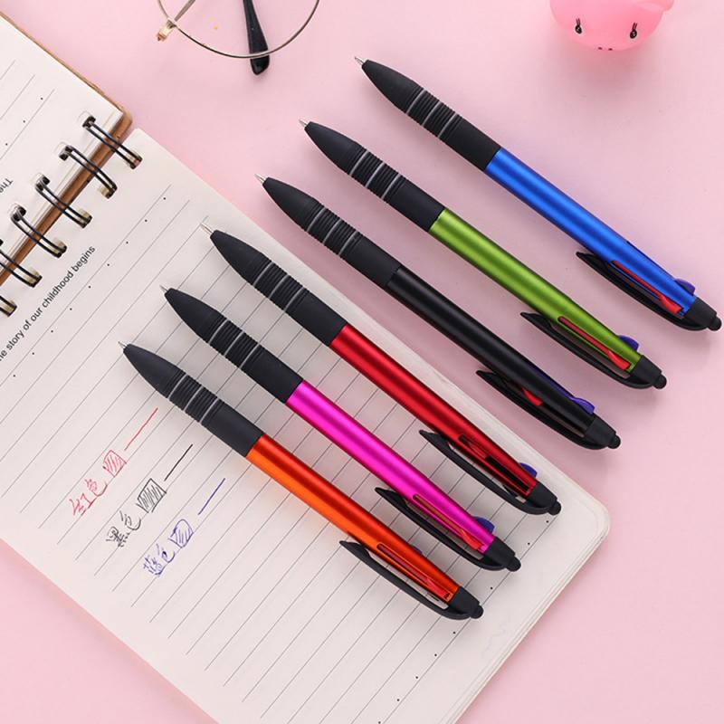Stationery Pens 0.5mm 1*Three-color Ball-point Pen... – Grandado