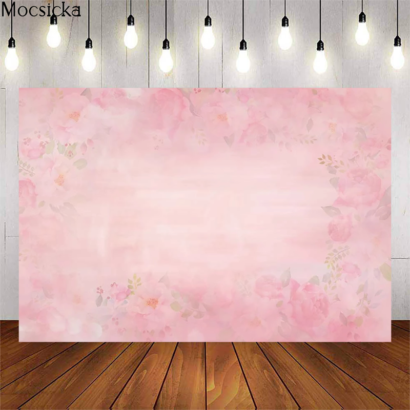 Vinyl Photography Background Romantic Floral Light... – Vicedeal