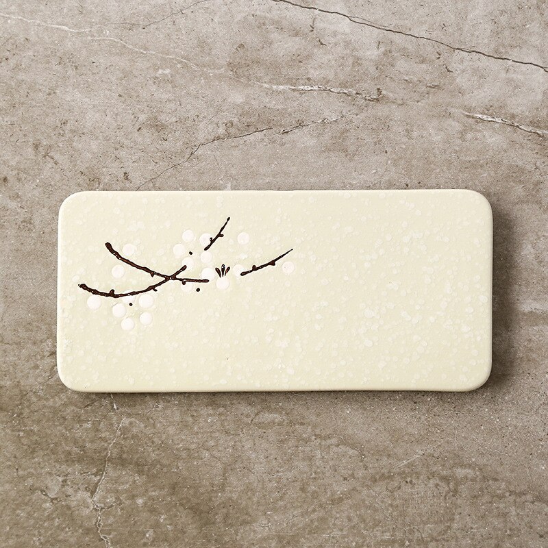 Japanese-style hand-painted underglaze ceramic tab... – Grandado