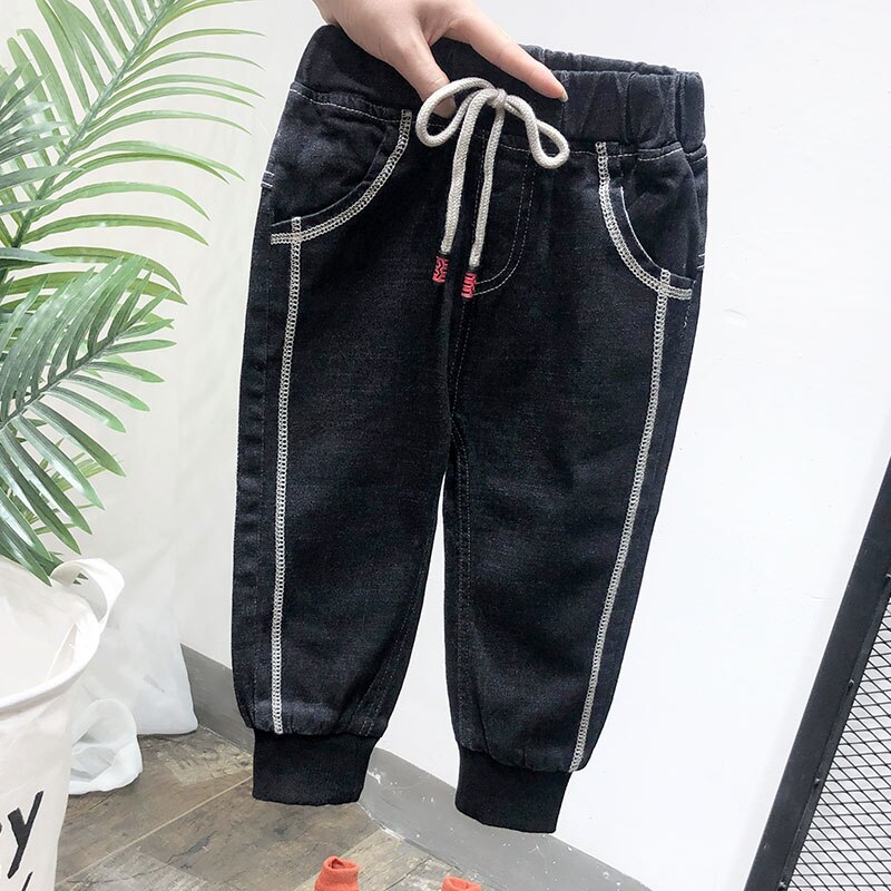 Boys Jeans Children Pants Black Kids Clothes Pants... – Grandado
