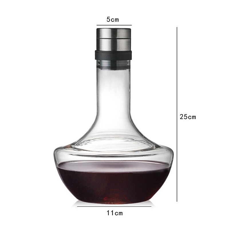 1000ML Big Decanter Handmade Crystal Red Wine Bran... – Grandado