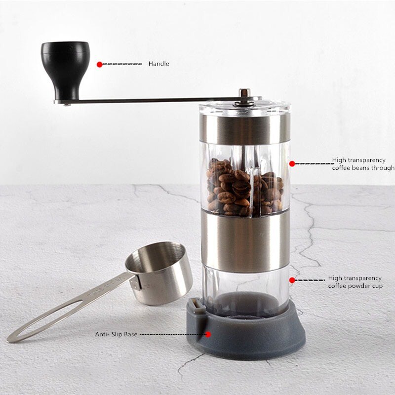 Portable Barista Tools Manual Coffee Grinder Cappu... – Grandado