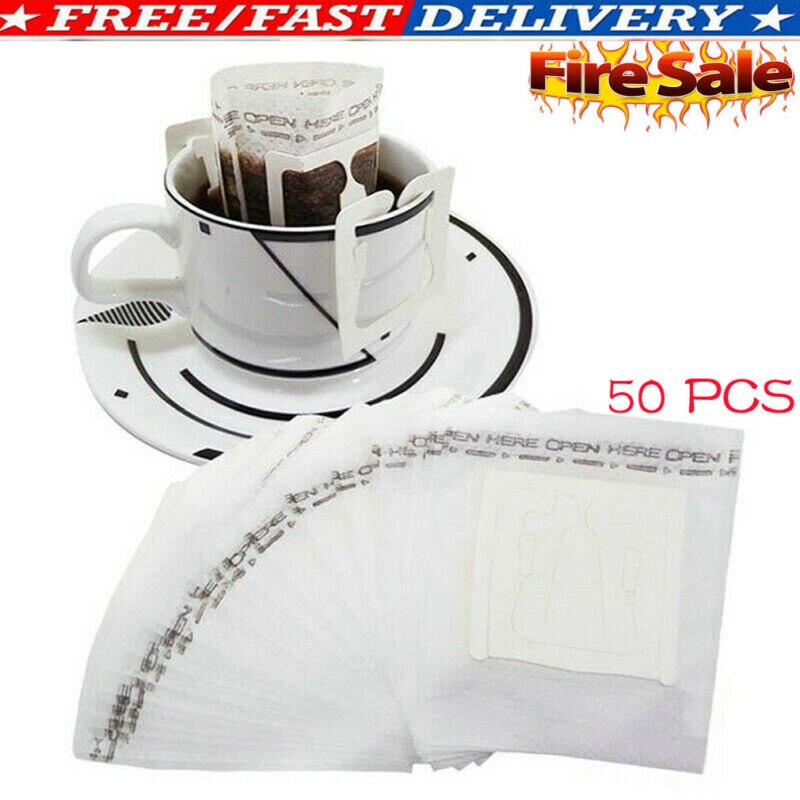 Single Serve Disposable Hanging Ear Drip Coffee Fi... – Vicedeal
