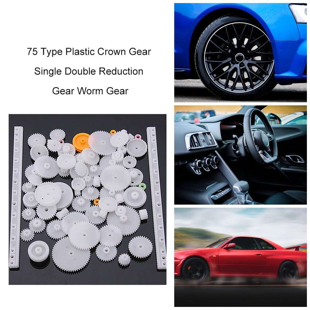 75 Type Plastic Crown Gear Single Double Reduction... – Grandado