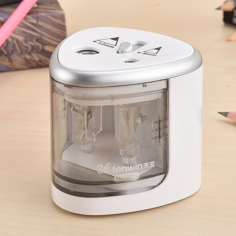 Electric Two Holes Pencil Sharpener Desktop Studen... – Grandado