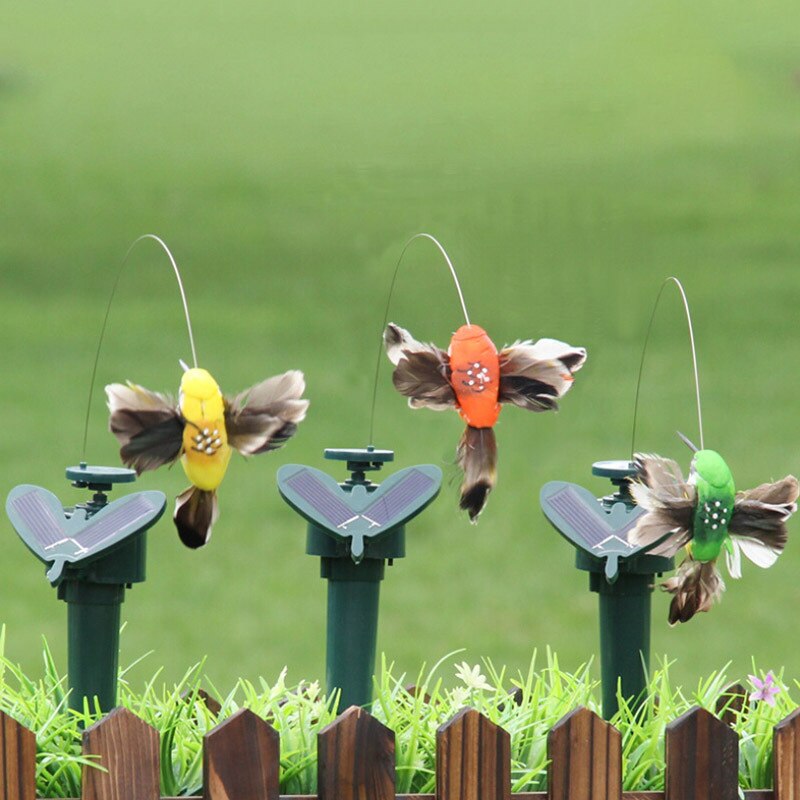 Solar Battery Powered Butterfly /Hummingbird Flyin... – Grandado
