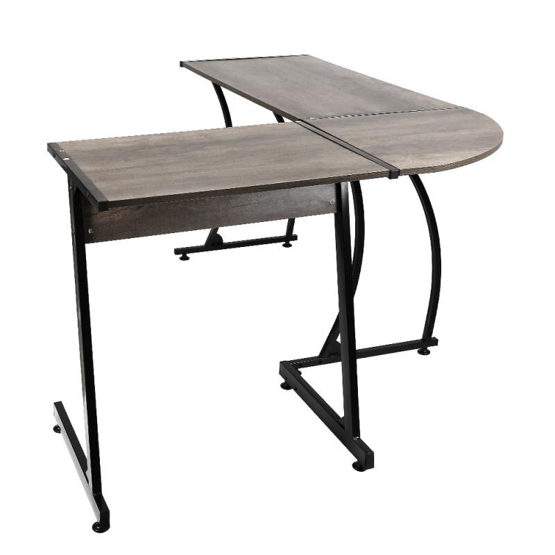 Wooden Computer Office Desk L-Shaped Corner Desk M... – Grandado