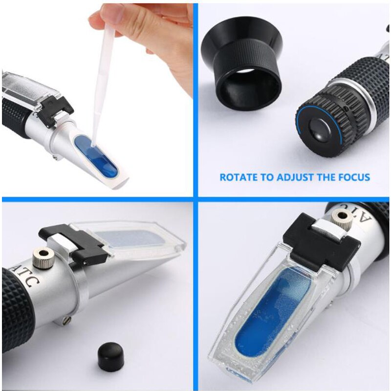 ATC Handheld Alkohol Refraktometer Zucker Wein Kon... – Grandado