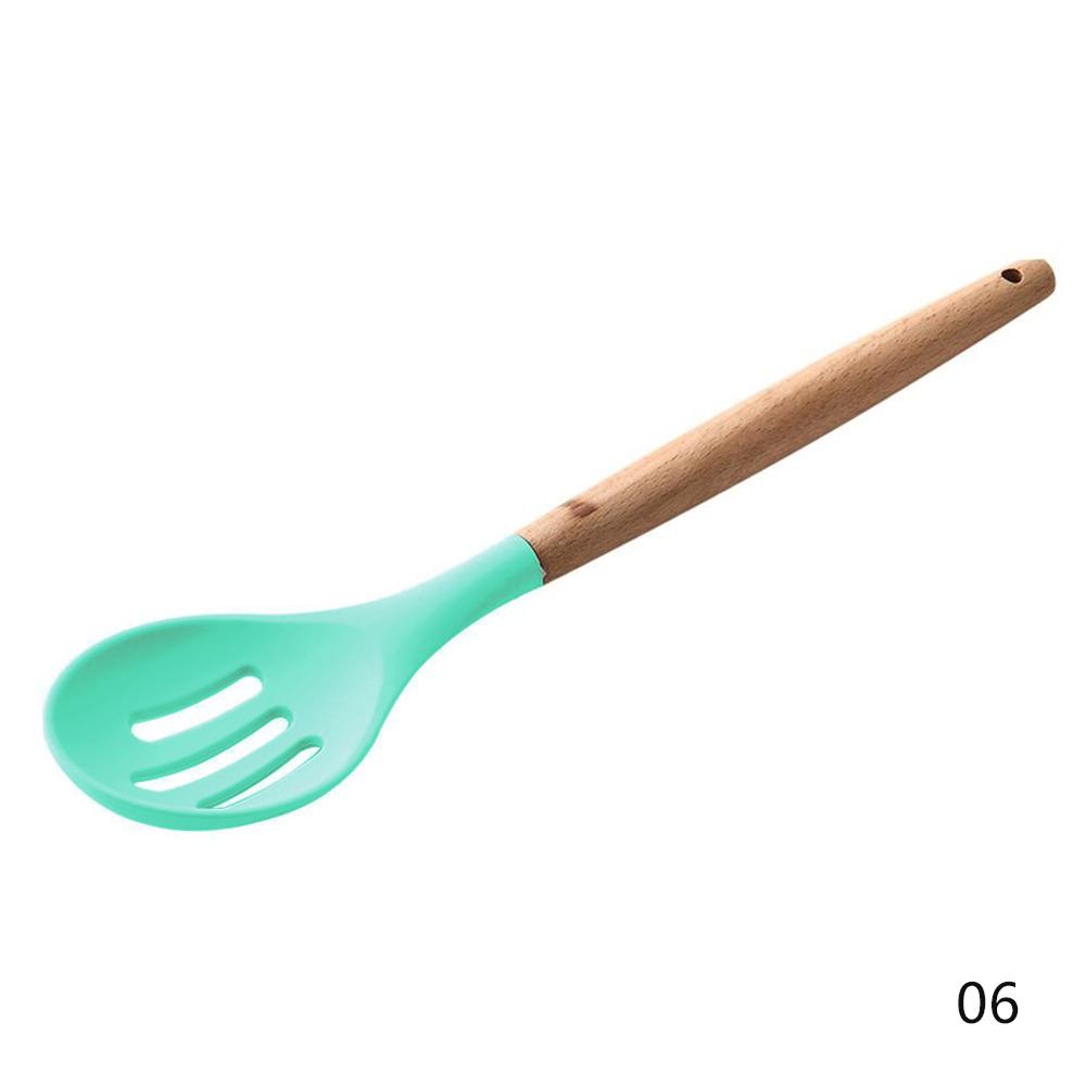 Wood Silicone Cooking Cake Utensils Natural Wood H... – Grandado