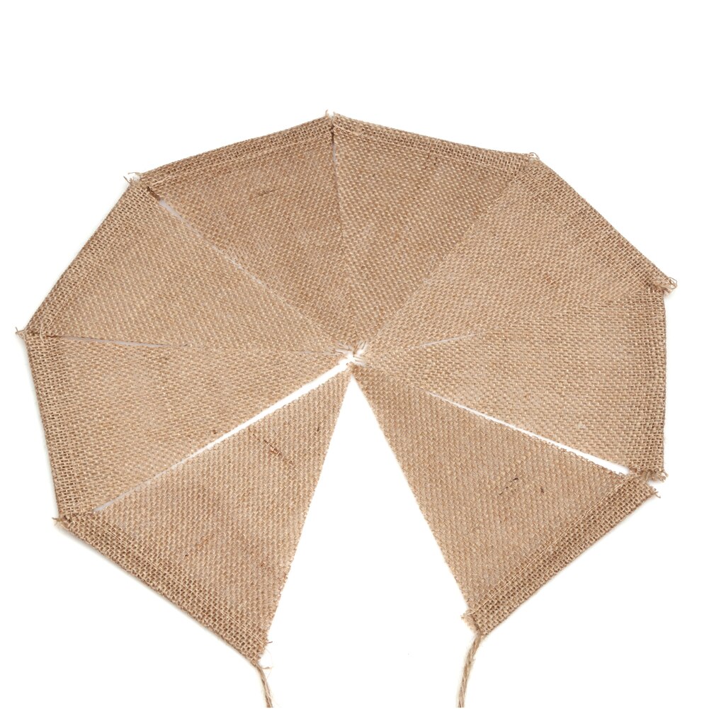 3m Vintage Jute Hessian Burlap Bunting Photography... – Vicedeal