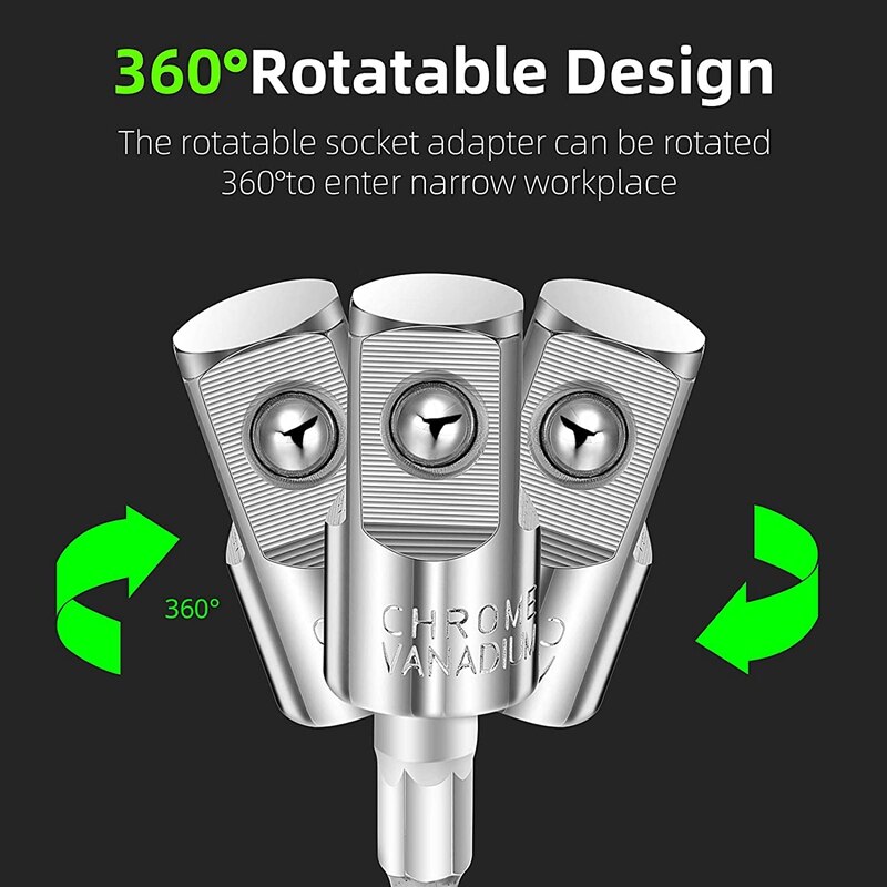 4Pcs Adjustable Universal Socket Wrench Set With 3... – Grandado
