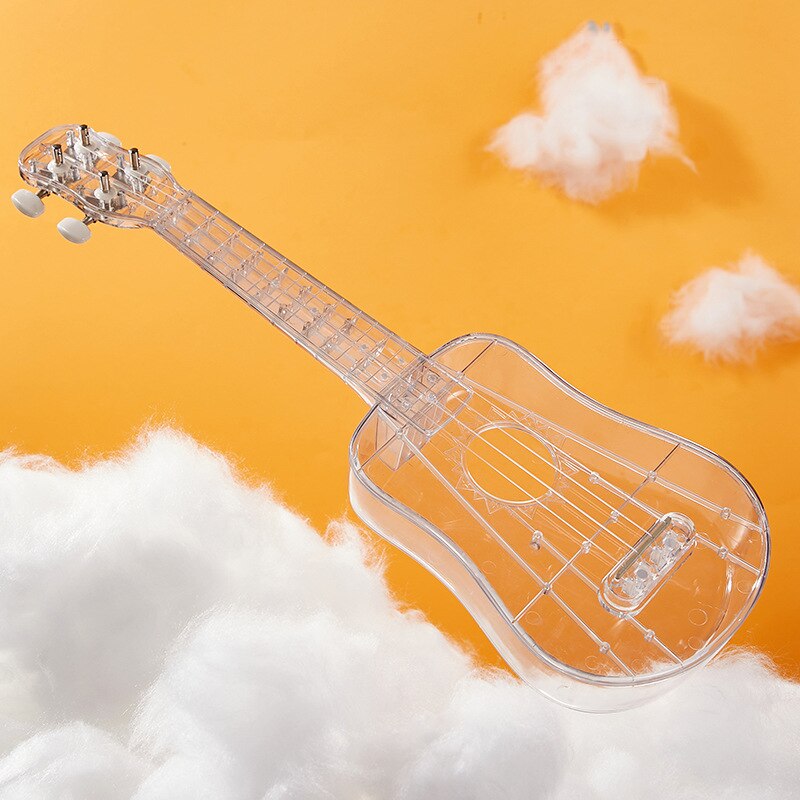 Ukulele Transparent 4 cordes, 21/23 pouces, dévelo... – Grandado