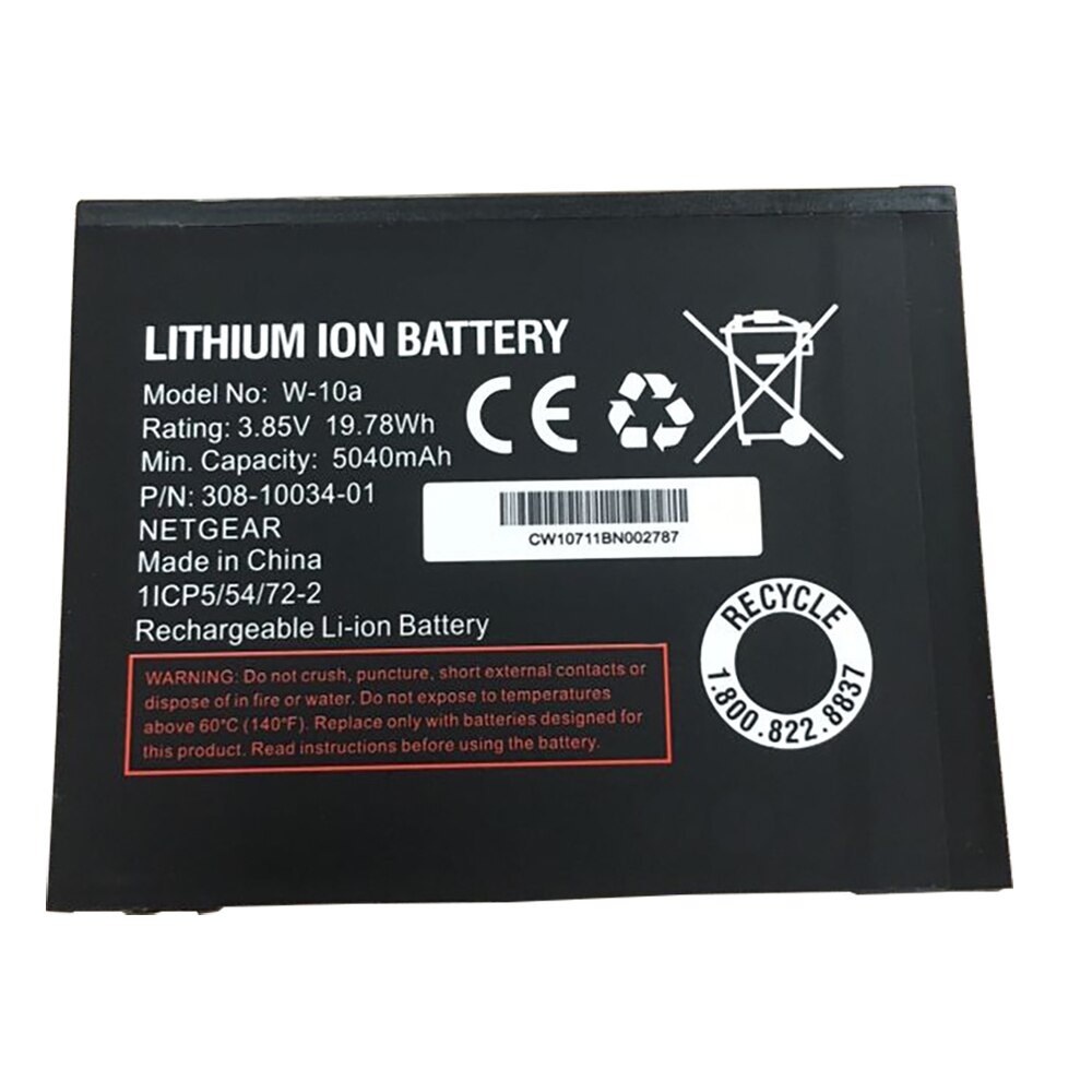 3.8V 5040mAh W-10A Rechargeable Battery For NETGEA... – Grandado