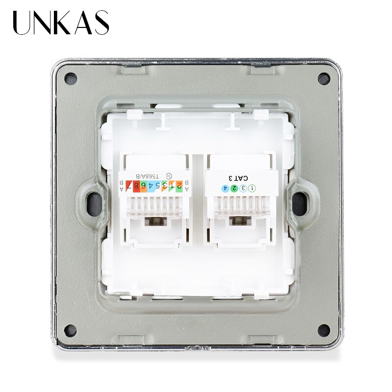 UNKAS Luxury Stainless Steel Panel RJ11 Telephone ... – Grandado