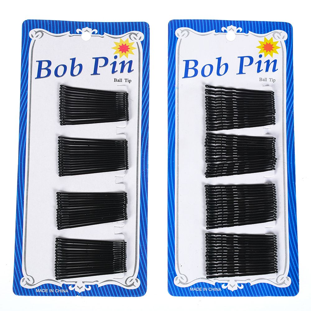 60Pcs/set Pro Hair Clips 4cm Black Pins Curly Wavy... – Grandado