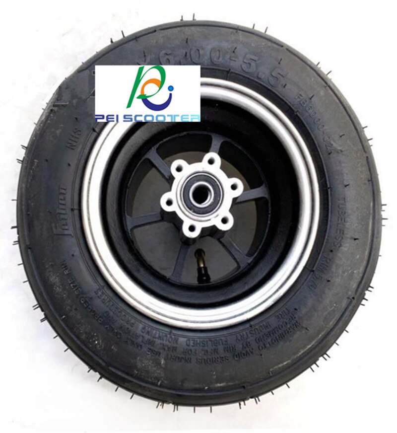 10 inch 10*6.0-5.5 tire front wheel,can fit disc b... – Grandado