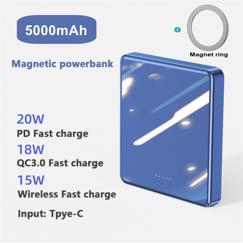Amsengo 10000mAh Power Bank 15W Magnetic Fast Wire... – Grandado