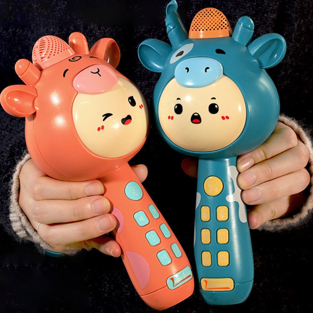 1 Set Kids Karaoke Wireless Microphone Educational... – Grandado