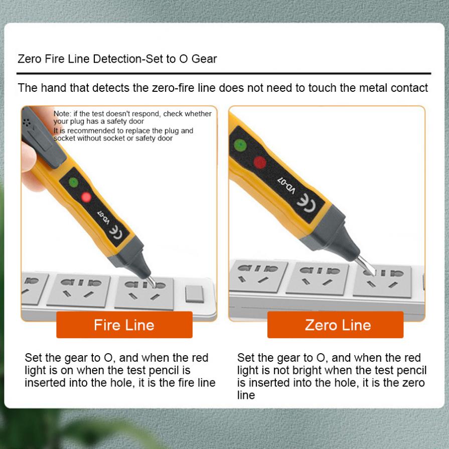 Test Pen AC/DC Voltage Meter Electric Compact Pen ... – Vicedeal